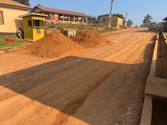Road Works Continue in Akwatia After By-Election - BossuTv